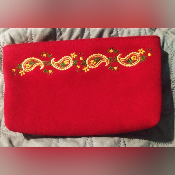 Etienne Aigner | Bags | Etienne Aligner Suede Leather Coin Purse Nwot ...